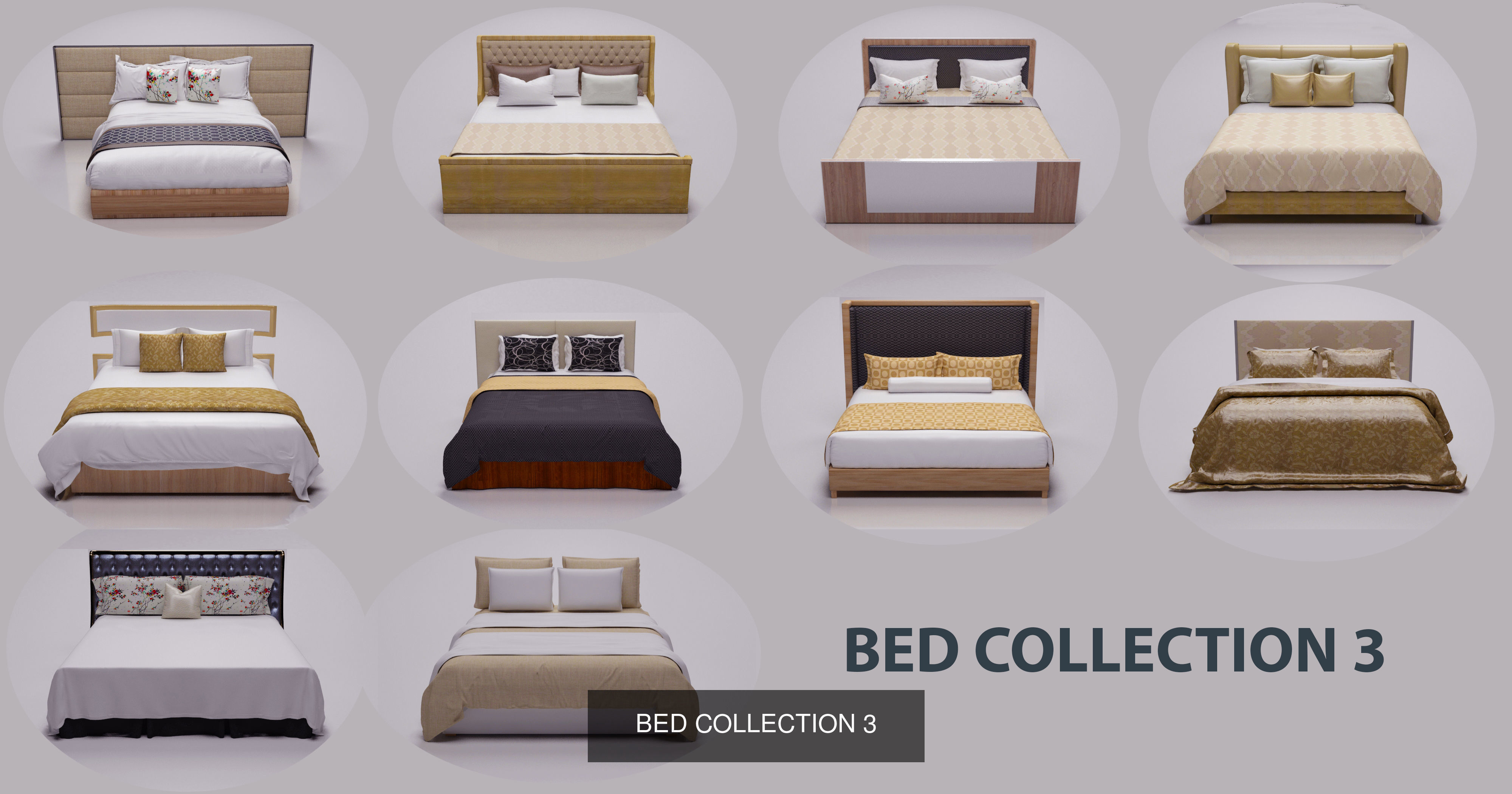 30 Models Of Beds 3d Model Collection Cgtrader