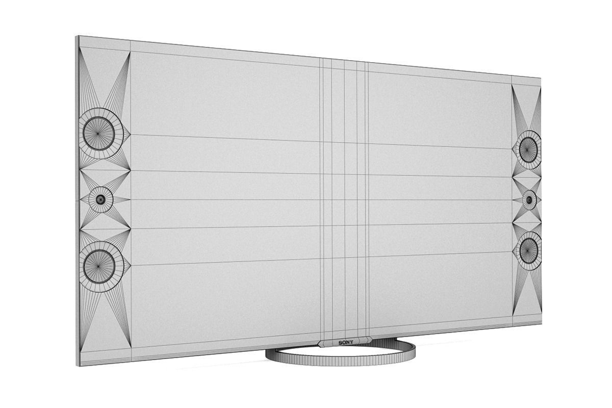 Sony XBR 4K Ultra HD TV 3D model | CGTrader