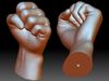BLM hand sign logo fist STL file 3D printable model Black Lives 3D ...