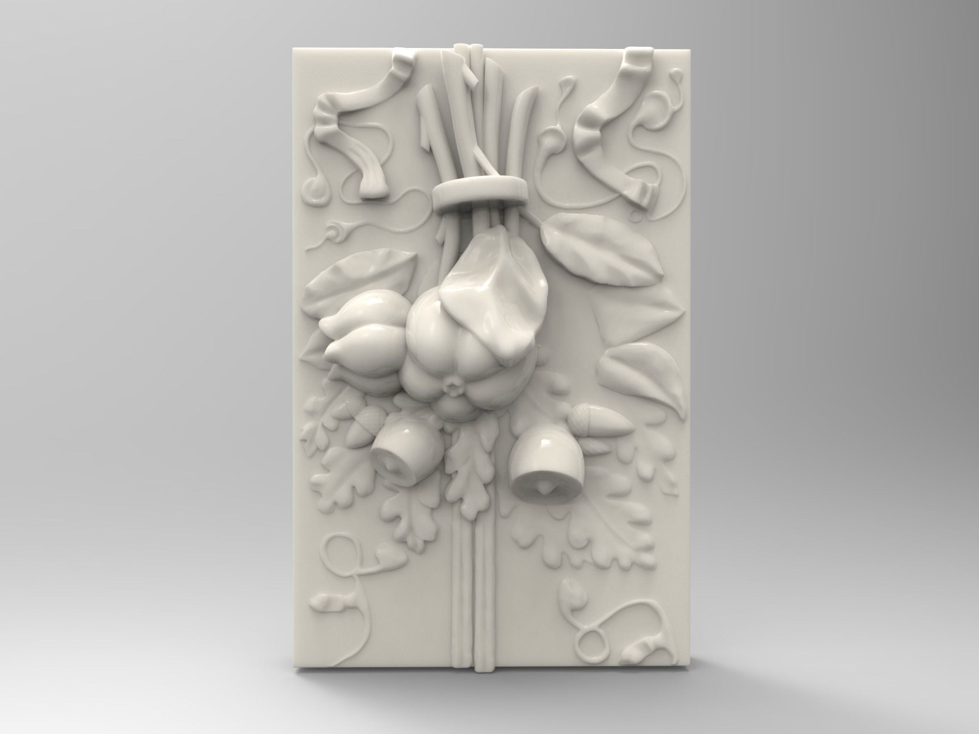 Flower Wall Relief Sculpture 3D print model | CGTrader