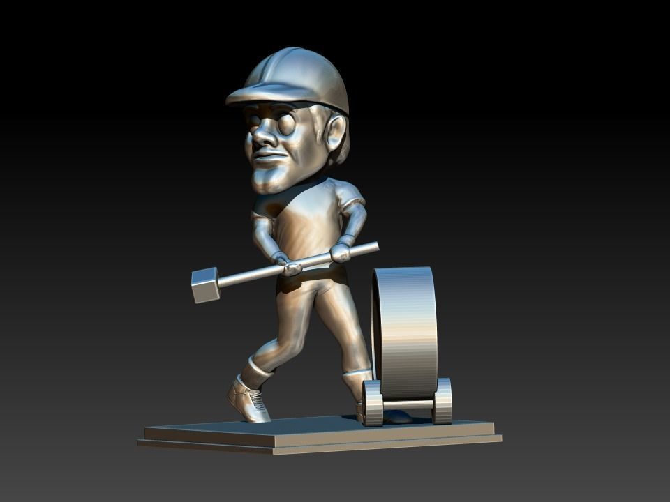 Purdue Pete Purdue University 3D model 3D printable | CGTrader