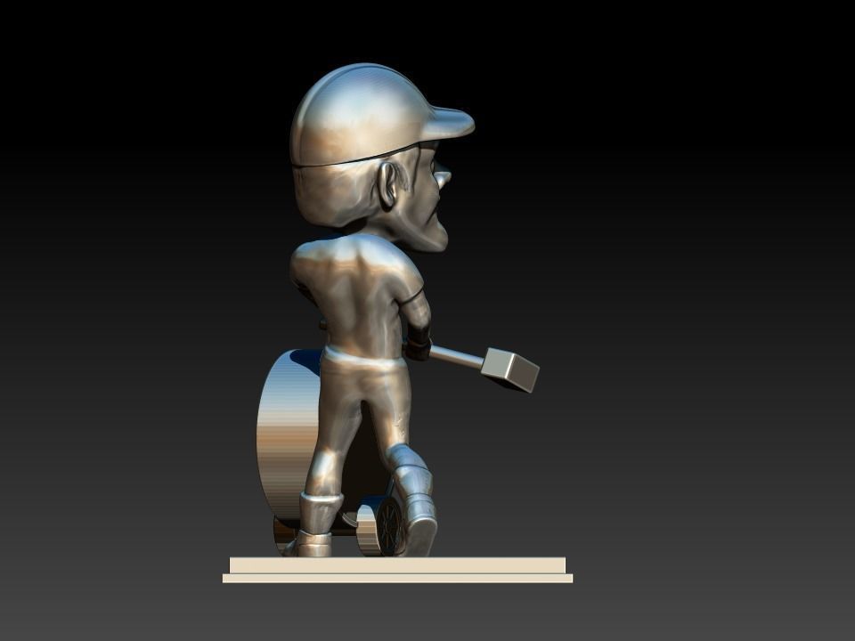 Purdue Pete Purdue University 3D model 3D printable | CGTrader