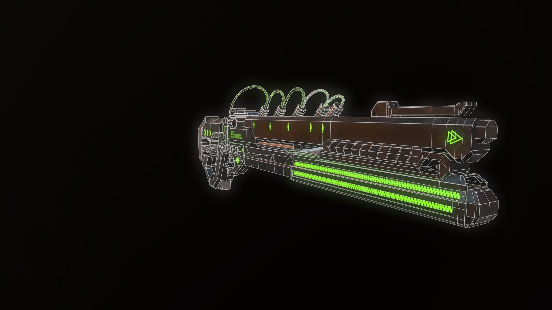 3D model Sci-Fi Railgun 2 VR / AR / low-poly | CGTrader