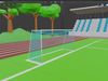 Low-poly Football Stadium Version 1 free 3D model | CGTrader