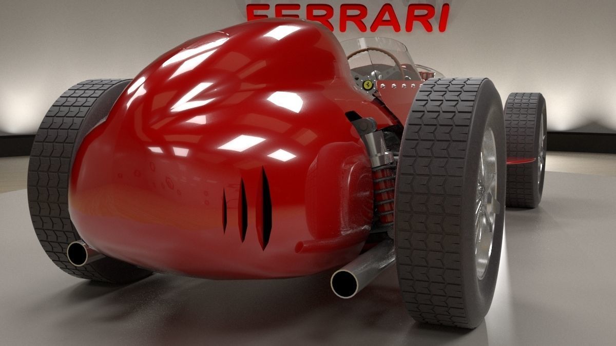 Ferrari 256 F1 1959 3D model | CGTrader