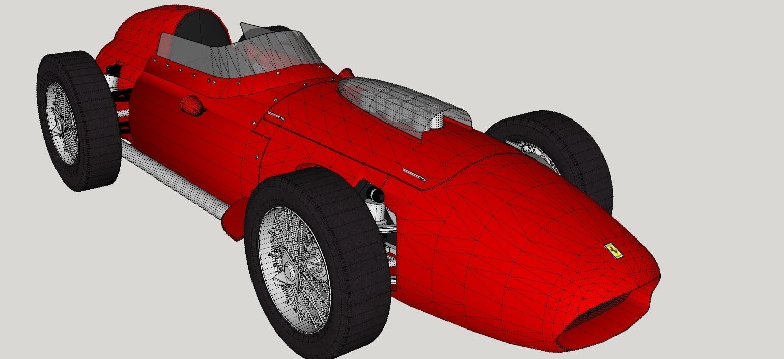 Ferrari 256 F1 1959 3D model | CGTrader