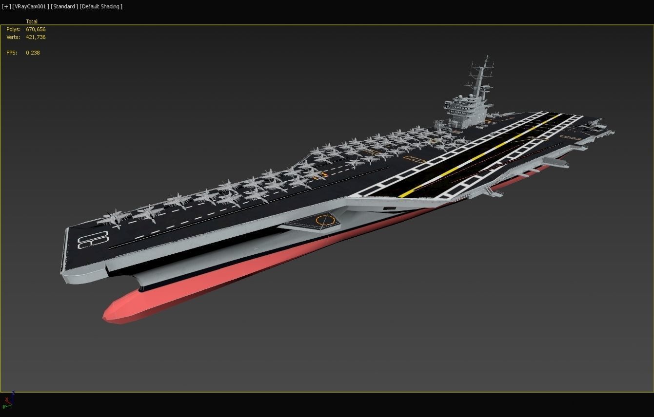 Aircraft Carrier 3D model | CGTrader