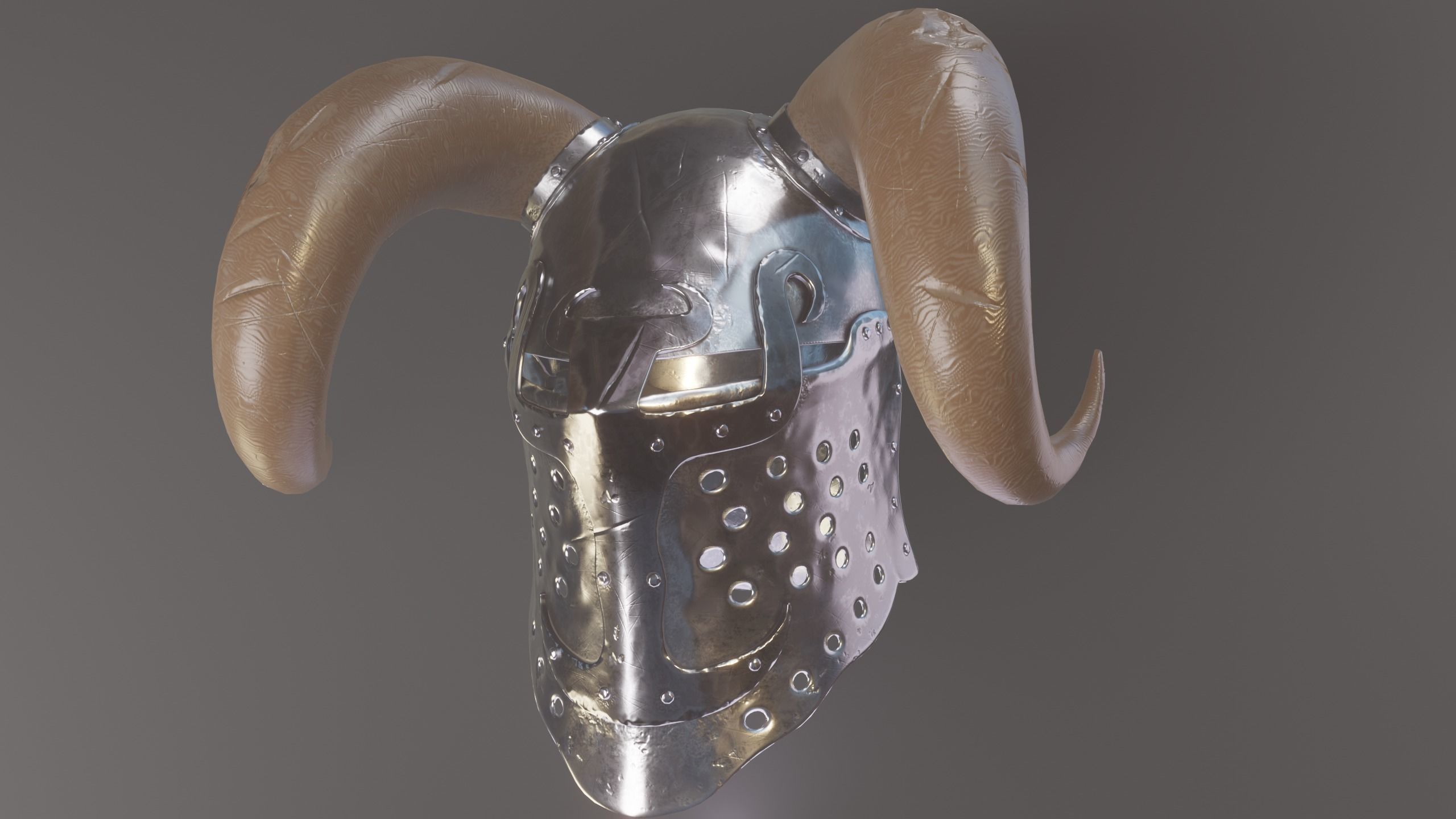 3D model Tophelm horned helmet VR / AR / low-poly | CGTrader