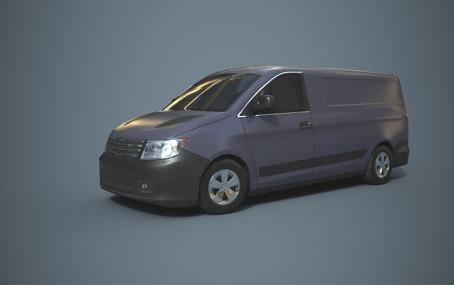 3D model Generic Minivan 8 Colors VR / AR / low-poly | CGTrader
