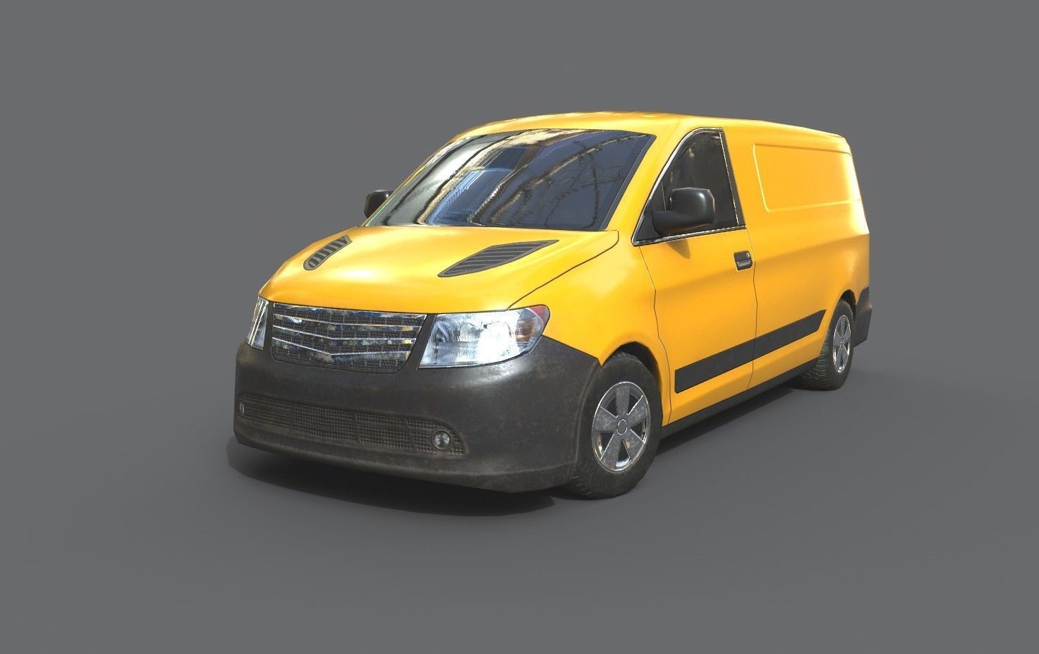 3D model Generic Minivan 8 Colors VR / AR / low-poly | CGTrader