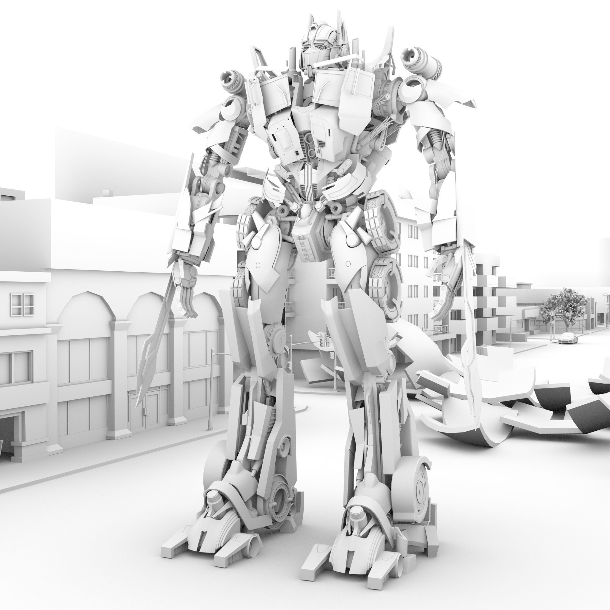 optimus prime 3d model 3D model | CGTrader