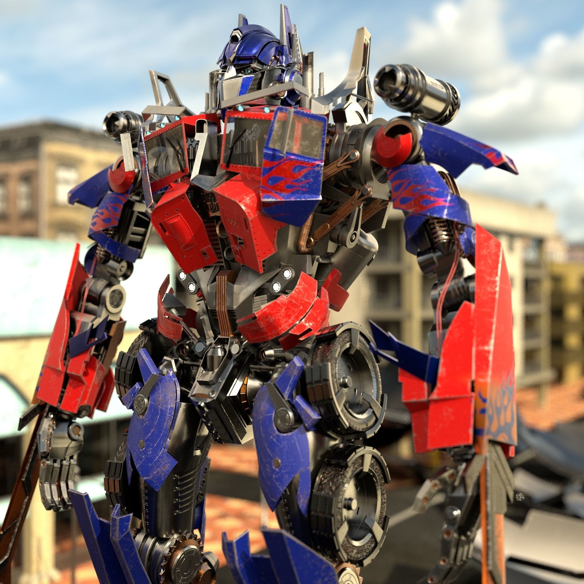 optimus prime 3d model 3D model | CGTrader