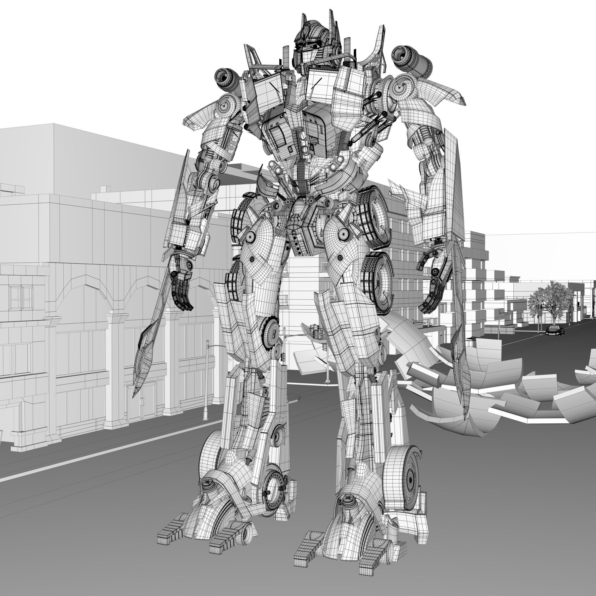 optimus prime 3d model 3D model | CGTrader