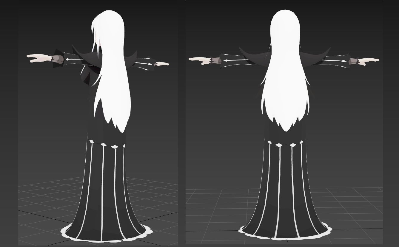 Echidna Re Zero VRChat 3D model rigged | CGTrader