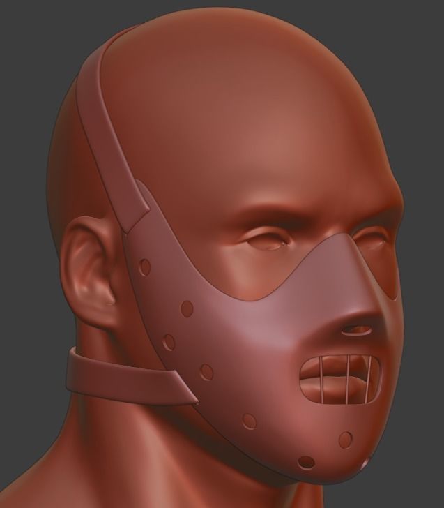 Hannibal Lecter mask 3d model 3D model 3D printable | CGTrader