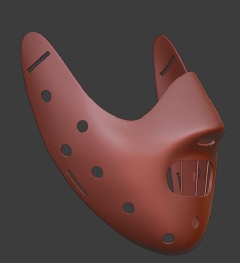 Hannibal Lecter mask 3d model 3D model 3D printable | CGTrader