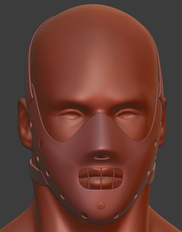 Hannibal Lecter mask 3d model 3D model 3D printable | CGTrader