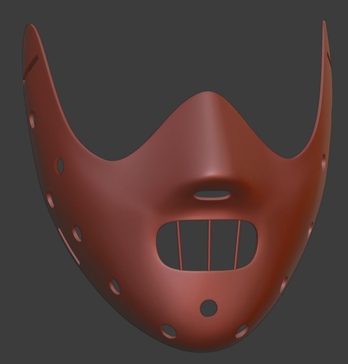 Hannibal Lecter mask 3d model 3D model 3D printable | CGTrader