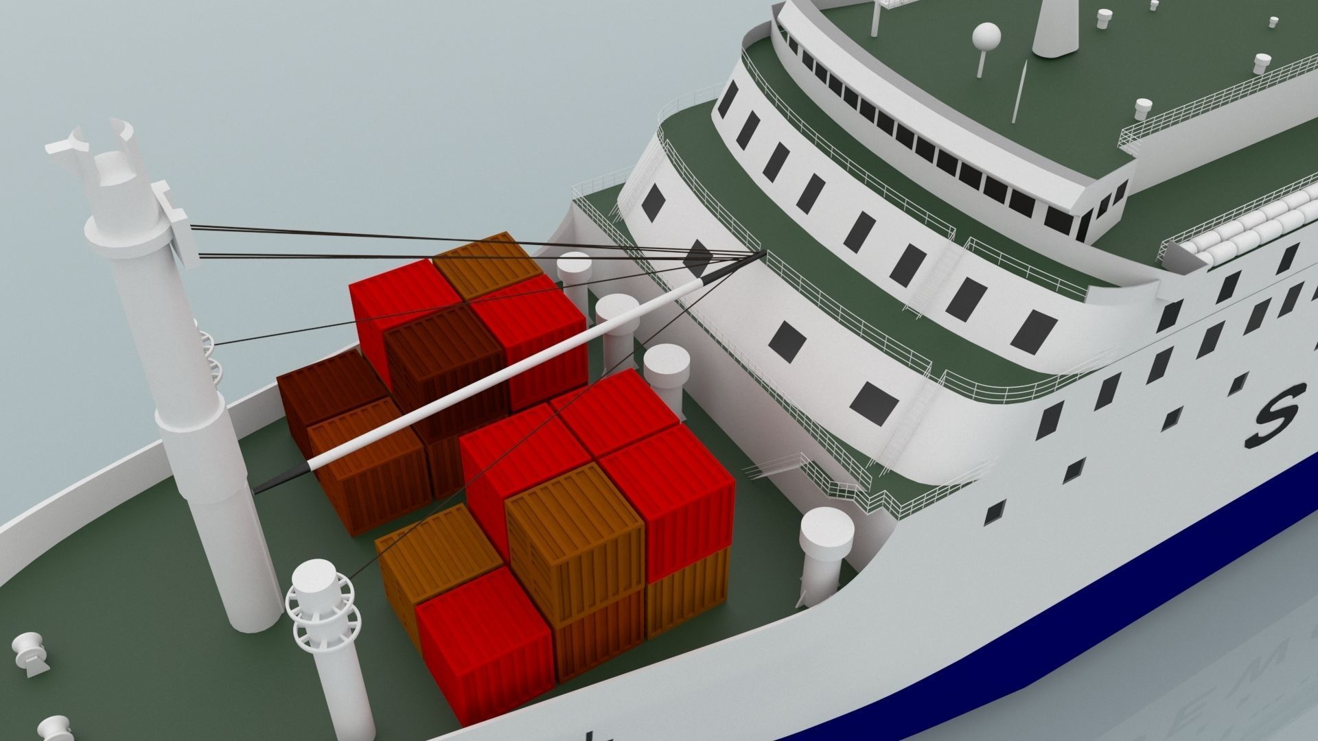 MV Sewol 3D model | CGTrader