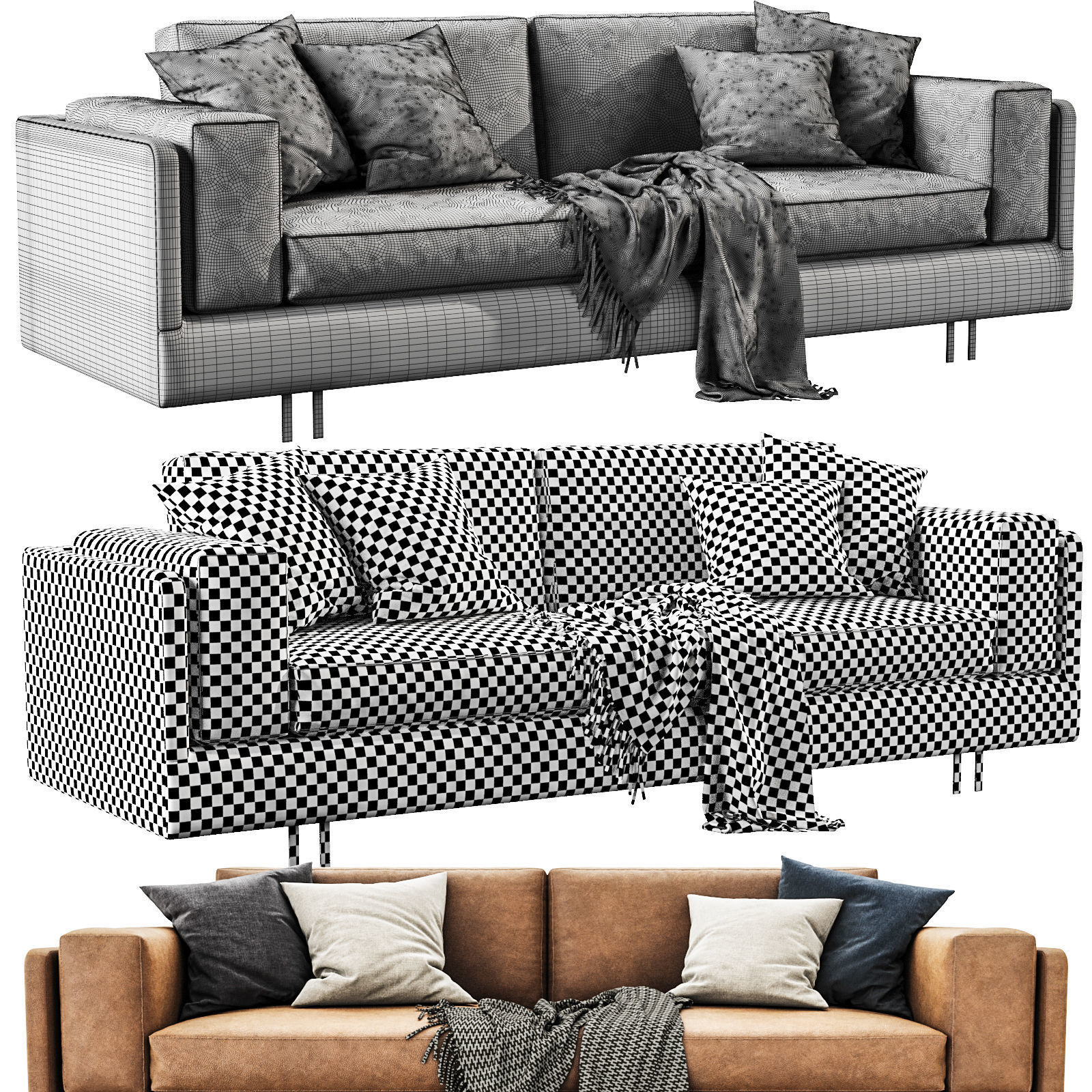 Interface mama leather 3D model | CGTrader