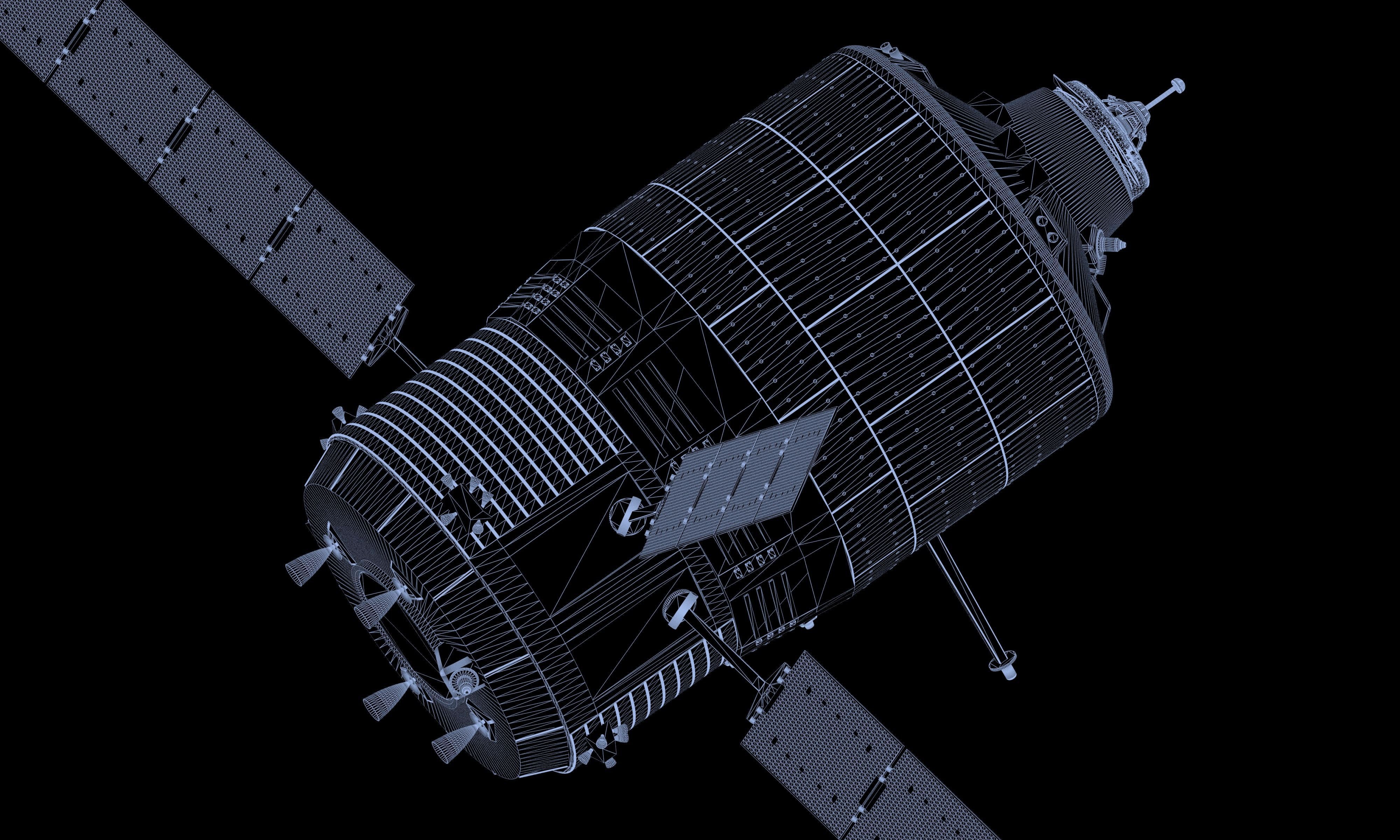 Automated Transfer Vehicle spacecraft 3D model | CGTrader