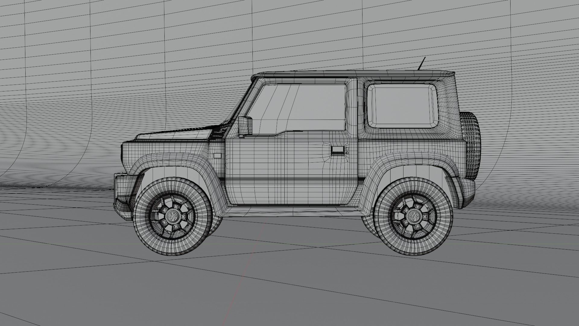 SUZUKI JIMNY 2019 - Kinetic Yellow 3D model | CGTrader