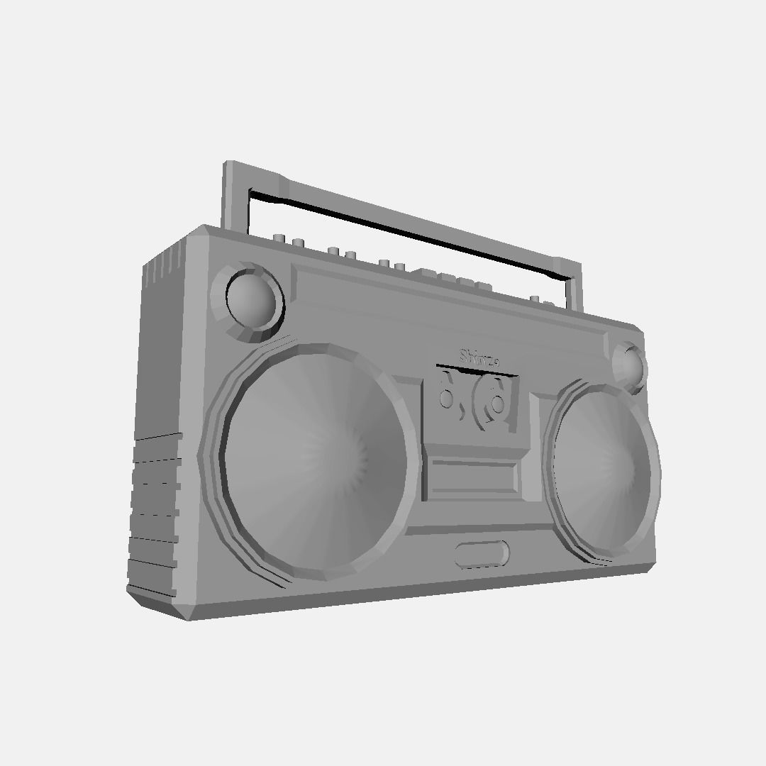3D model Boombox Speaker VR / AR / low-poly | CGTrader