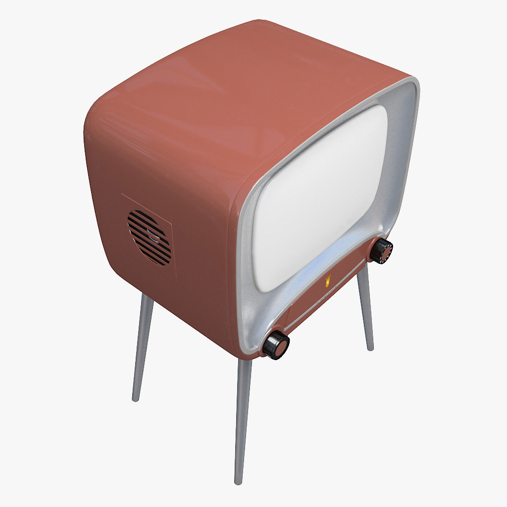 Old TV Retro TV 3D model | CGTrader