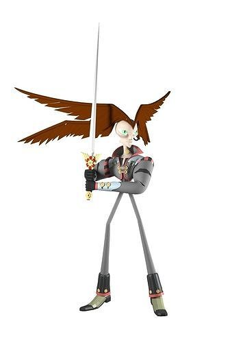 Seraphim 3D model rigged | CGTrader