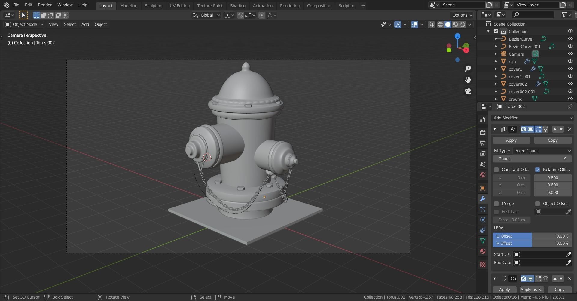 Realistic Fire Hydrant free 3D model | CGTrader