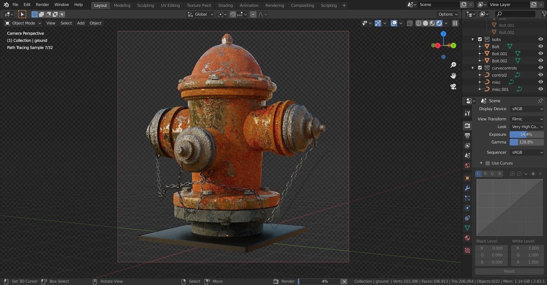 Realistic Fire Hydrant free 3D model | CGTrader