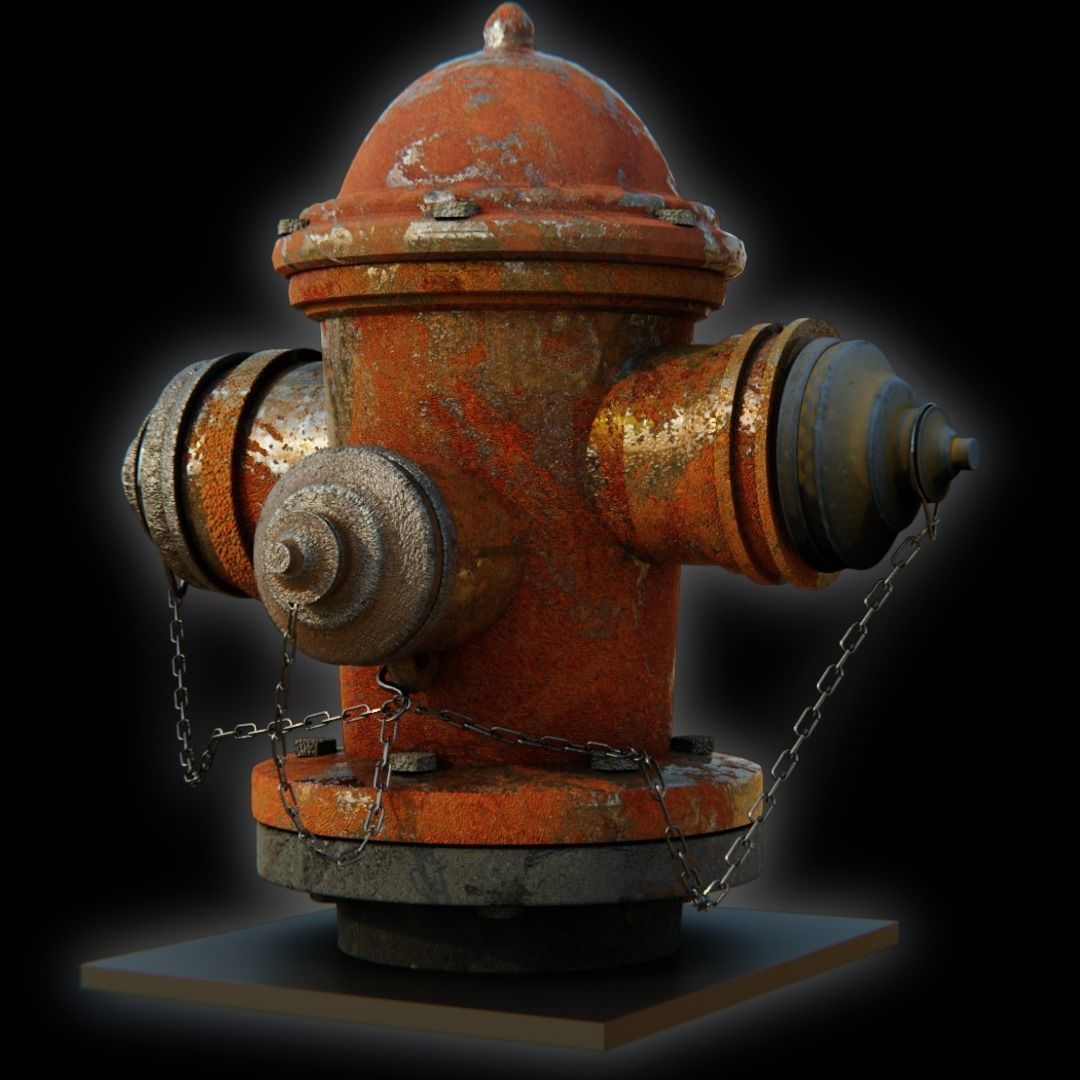 Realistic Fire Hydrant free 3D model | CGTrader