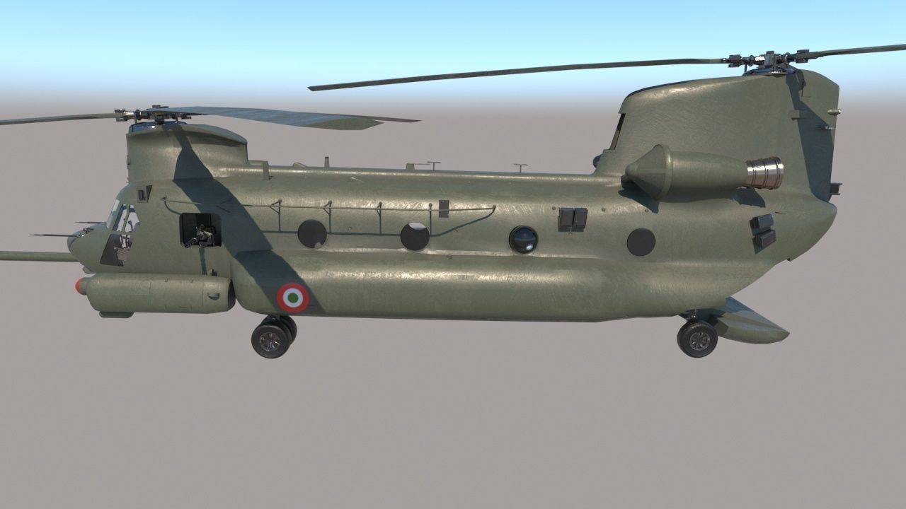 Chinook Helicopter 3D model | CGTrader