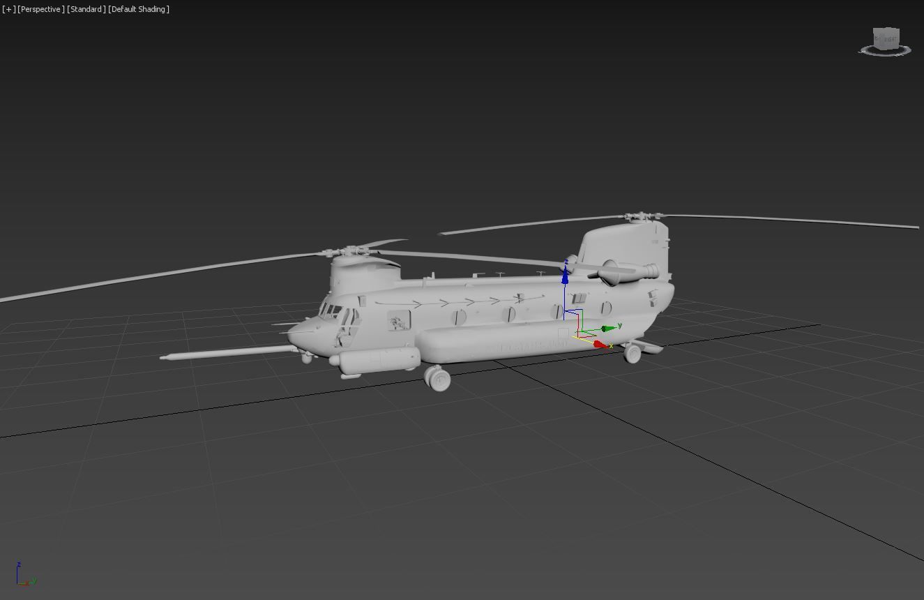 Chinook Helicopter 3D model | CGTrader