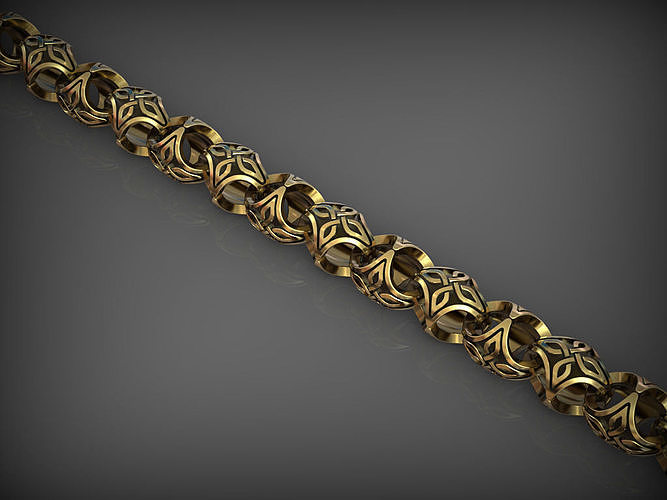 Chain Link 180 3D model 3D printable | CGTrader