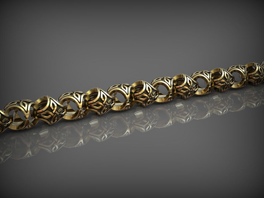 Chain Link 180 3D model 3D printable | CGTrader