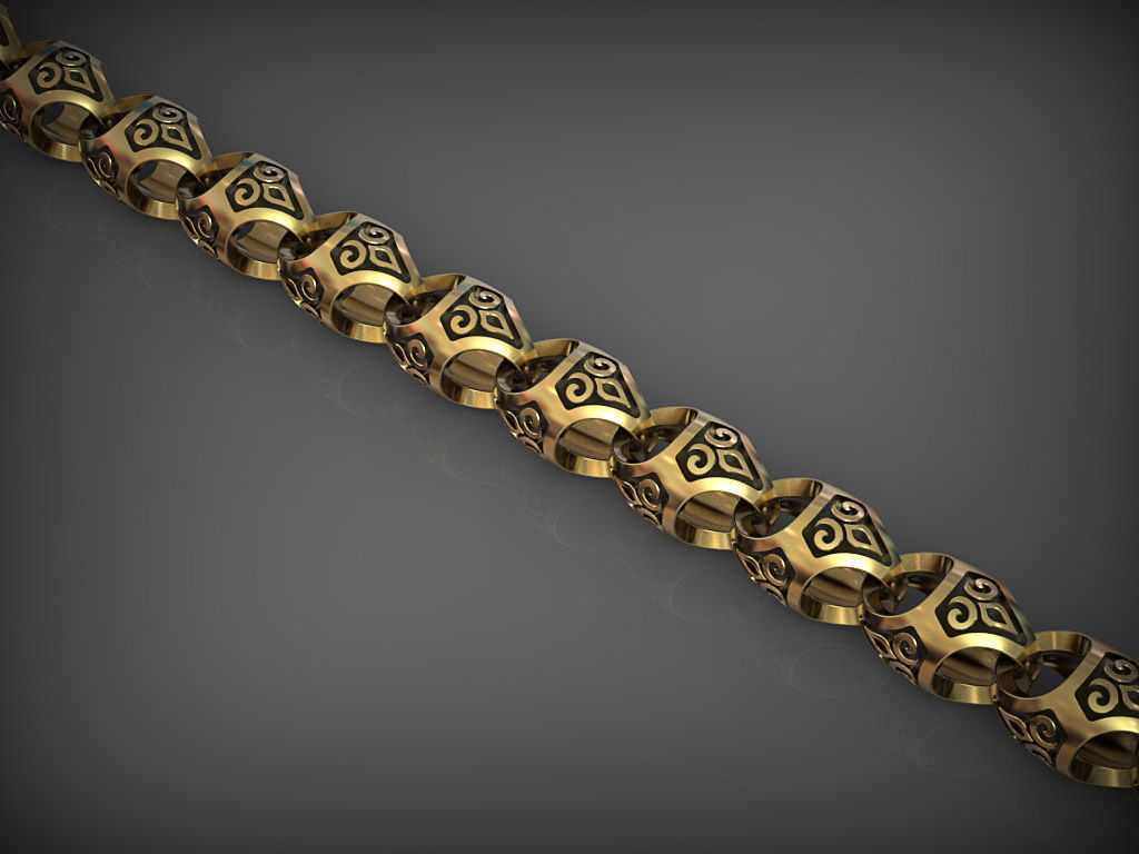 Chain link 181 3D model 3D printable | CGTrader