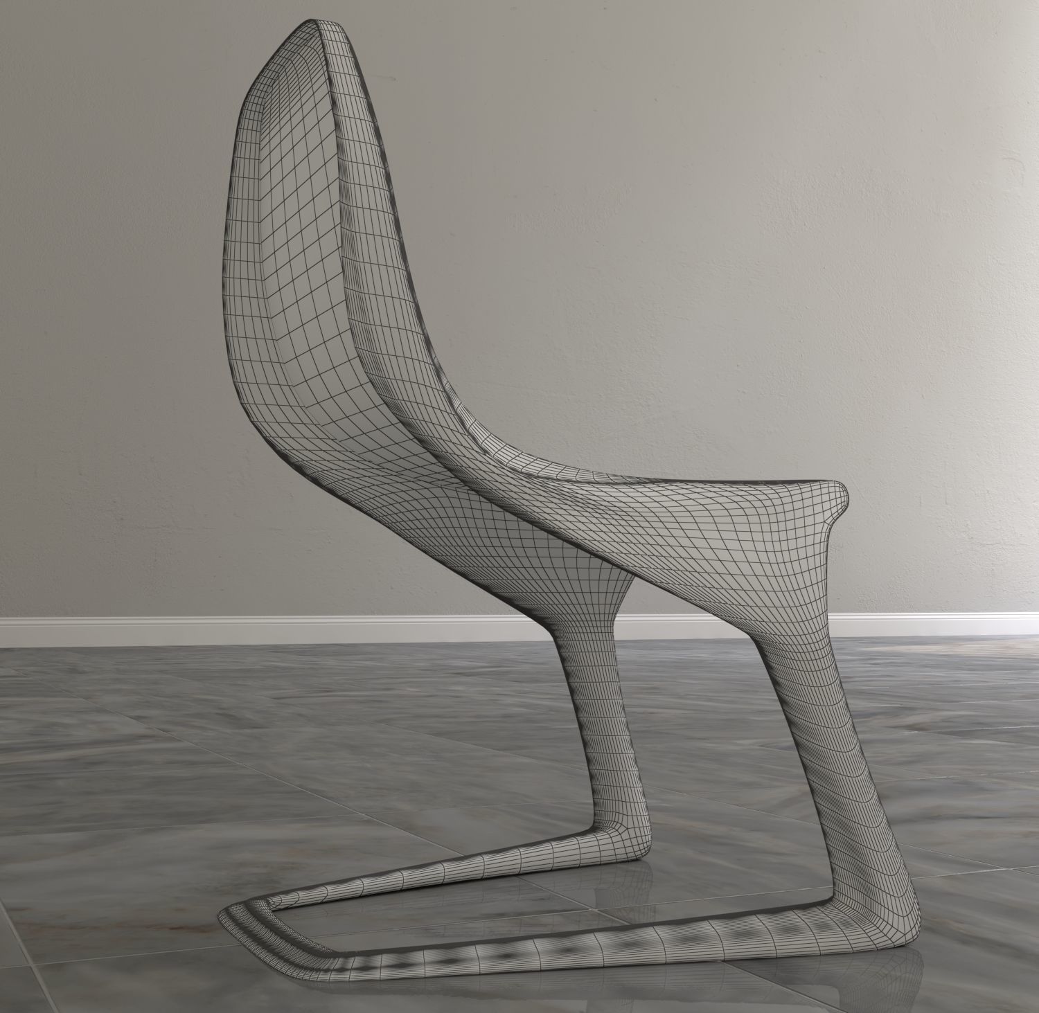 3D model Modern Hole Chair VR / AR / low-poly | CGTrader