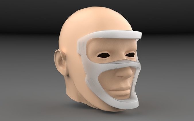 Face mask 3D model 3D printable | CGTrader