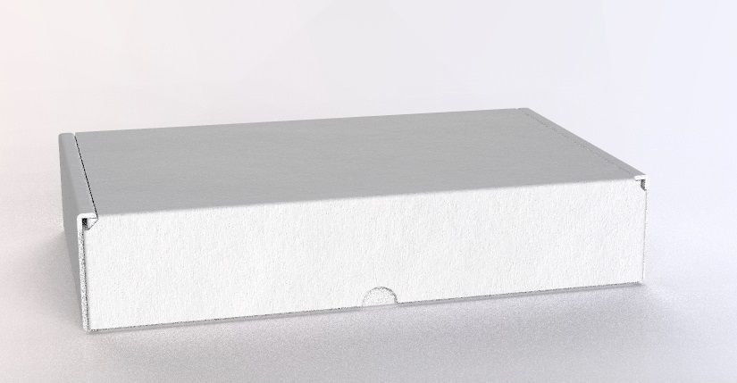 3D model Square box Low Poly Closed and open VR / AR / low-poly | CGTrader