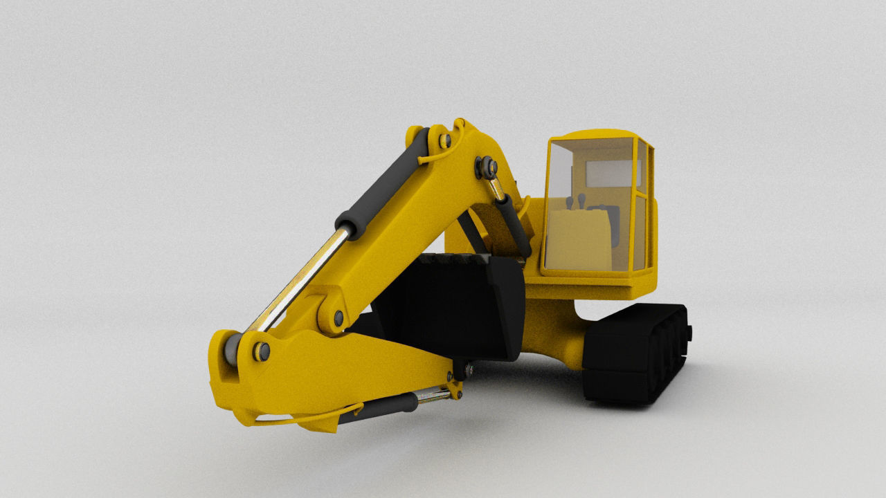this is 3d jcb model file type OBJ 3D model | CGTrader