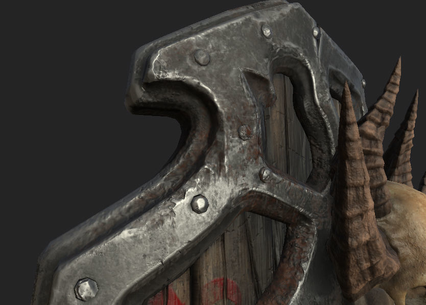 3D model Warrior Heavy Shield VR / AR / low-poly | CGTrader