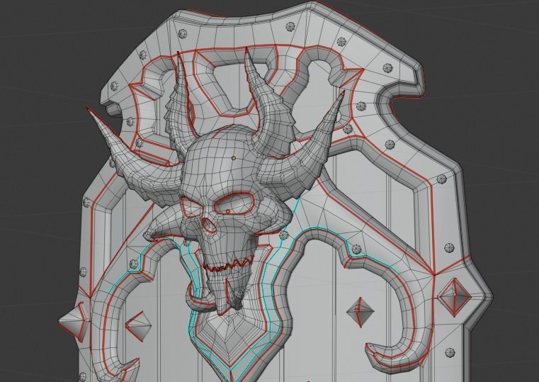 3D model Warrior Heavy Shield VR / AR / low-poly | CGTrader