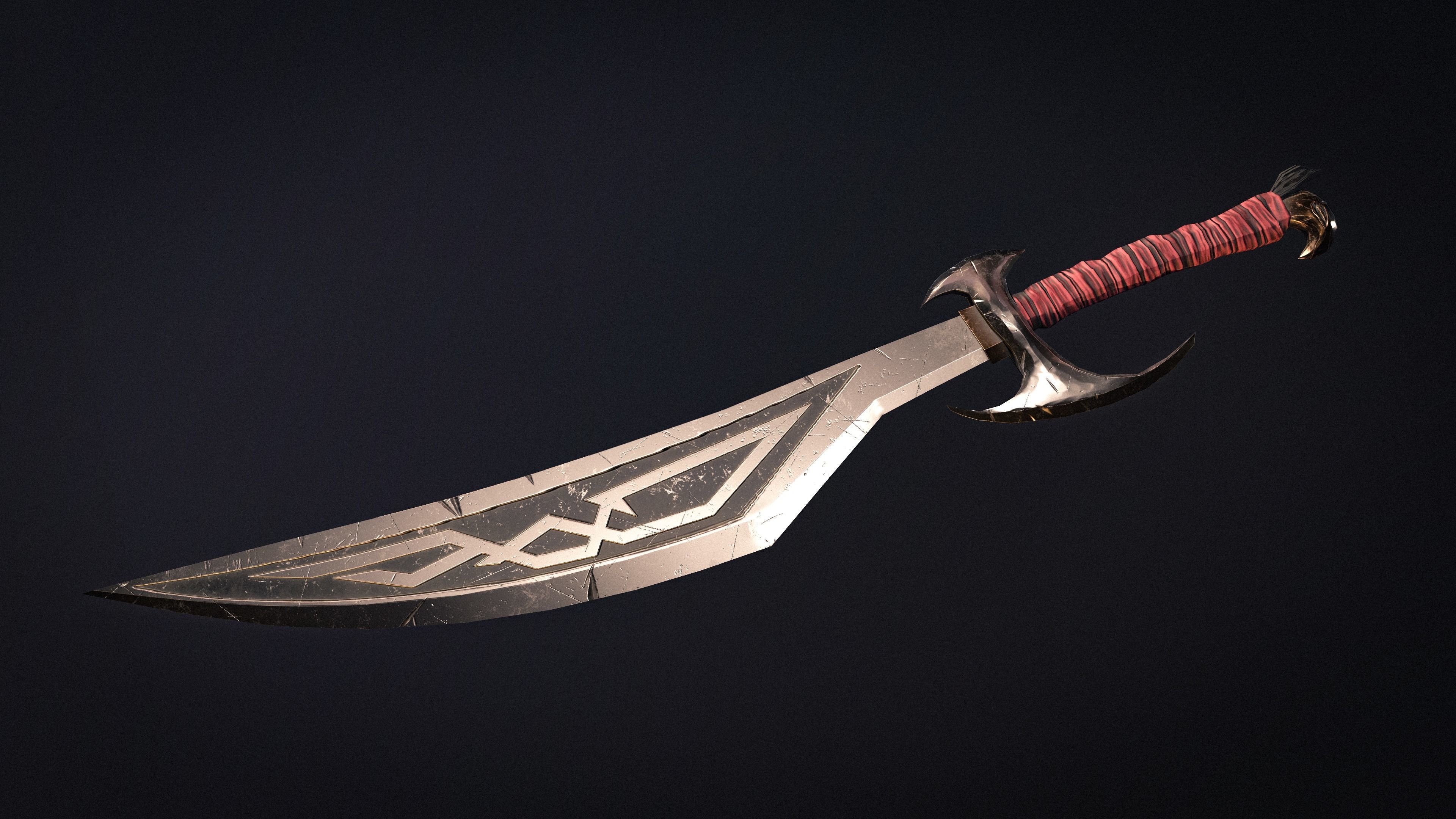 3D asset Medieval Dagger Stylized Game-ready | CGTrader