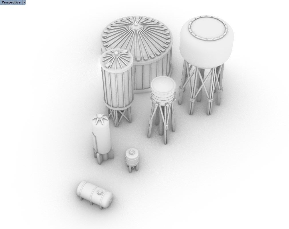 Dry and Wet Storage Pack 3D model 3D printable | CGTrader