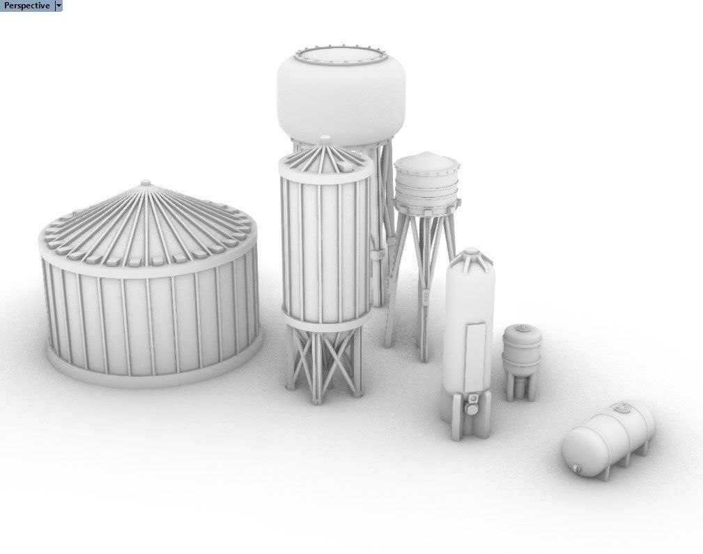 Dry and Wet Storage Pack 3D model 3D printable | CGTrader