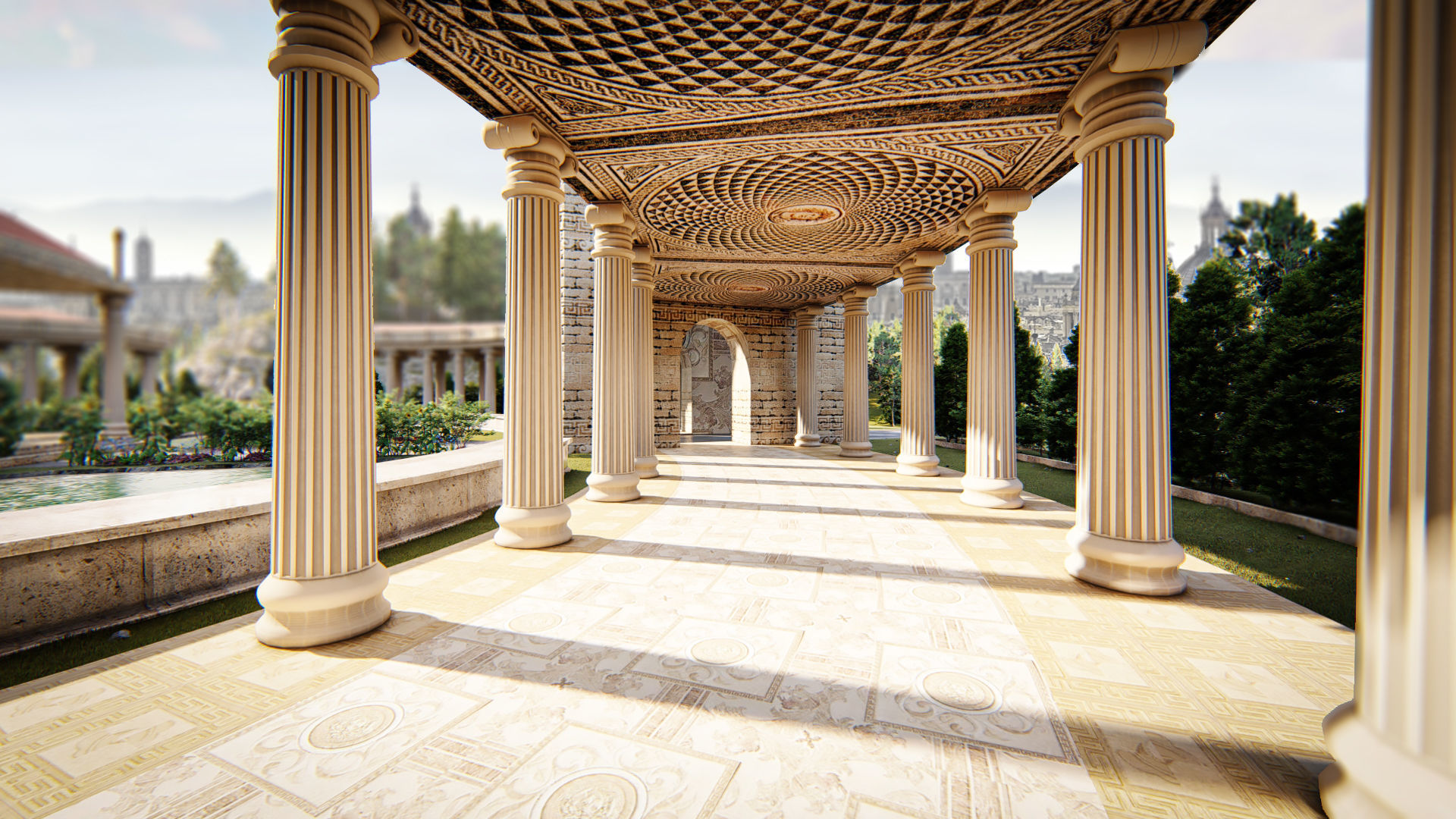 Rome Building 3D model | CGTrader