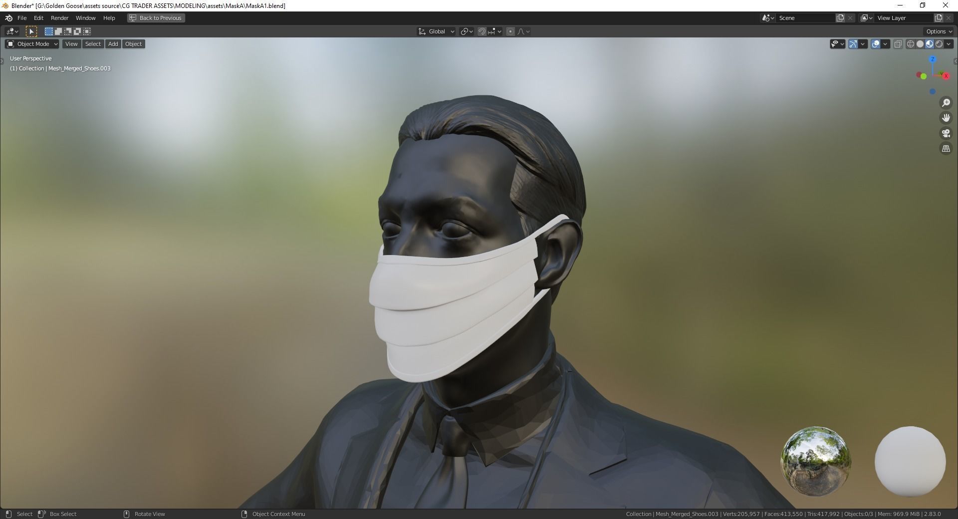 3D model realtime face mask | CGTrader