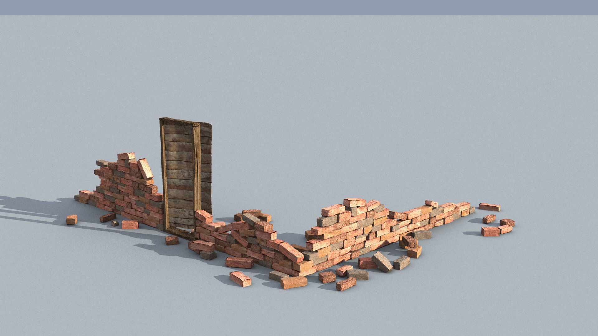 3D model Brick Debris Asset VR / AR / low-poly | CGTrader