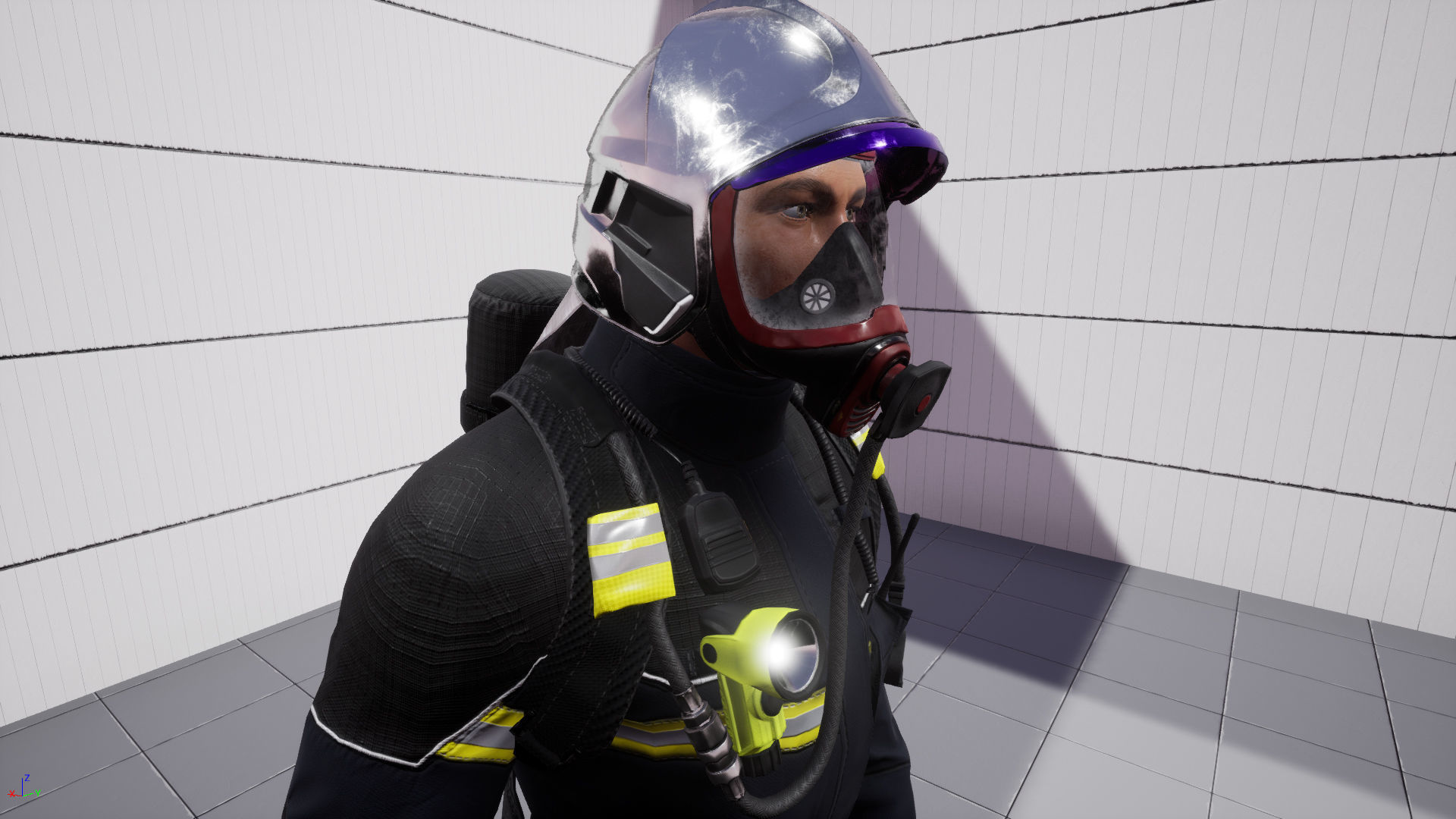 3D model Firefighter VR / AR / low-poly | CGTrader